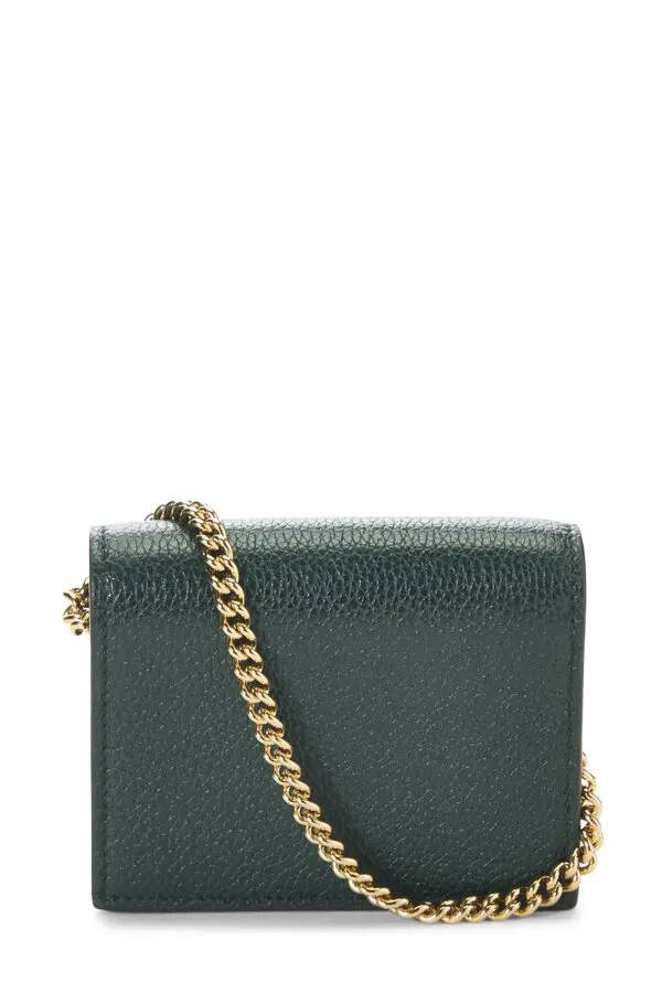 Gucci Zumi Chain Wallet - Green