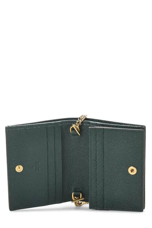 Gucci Zumi Chain Wallet - Green