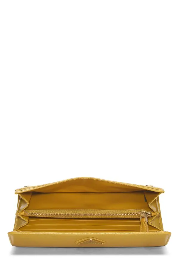 Prada Saffiano Vernice Continental Wallet