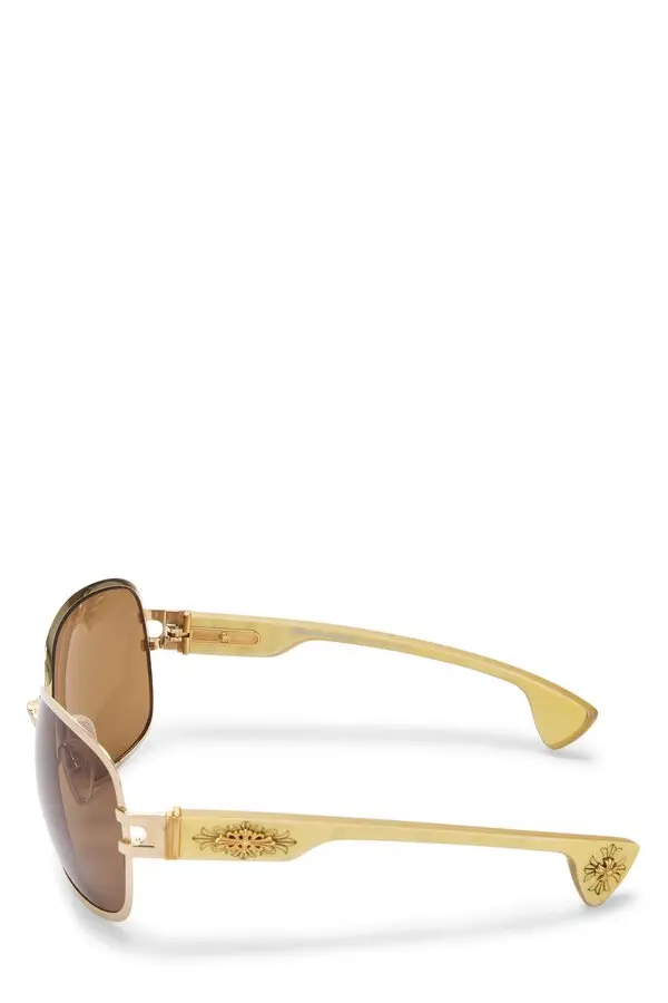 Chrome Hearts Metal Pink Candle Sunglasses