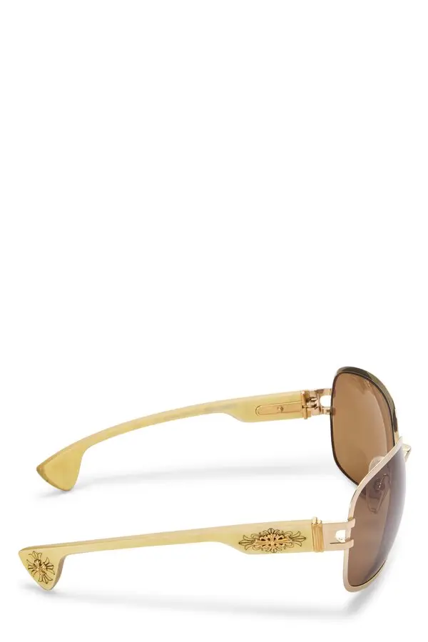 Chrome Hearts Metal Pink Candle Sunglasses
