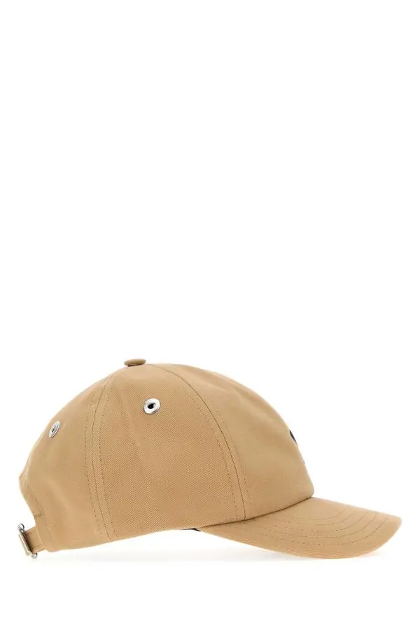 AMI Paris Camel Cotton Baseball Cap