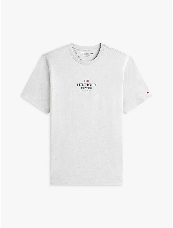 Tommy Hilfiger Hilfiger Logo T-shirt - Grey Heather