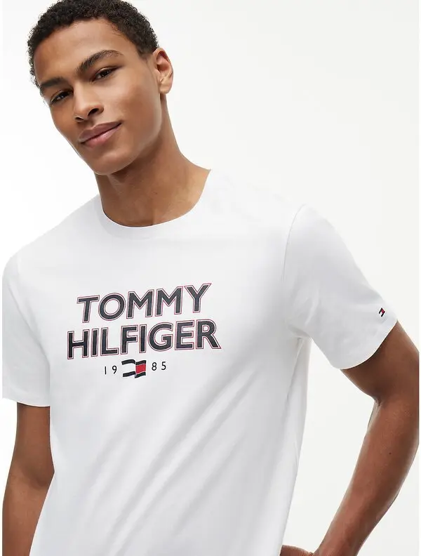 Tommy Hilfiger Bold Tommy 1985 Logo T-shirt