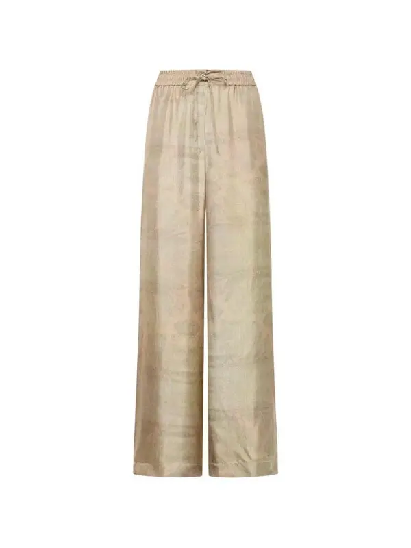 PIERRE-LOUIS MASCIA Aloe Silk Palazzo Pants