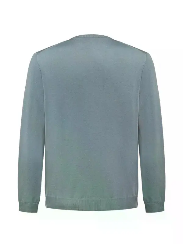 ZANONE Flexwool Crew-neck Fine-knit Top