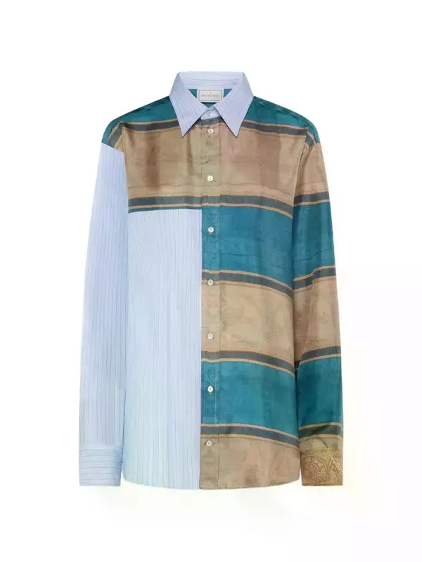 PIERRE-LOUIS MASCIA Alomhi Striped Shirt
