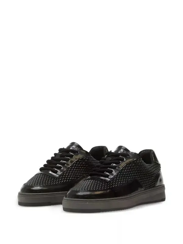 Filling Pieces Mondo Reed Woven-panel Sneakers - Black