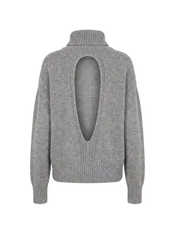 SA SU PHI Cut-out Roll-neck Sweater