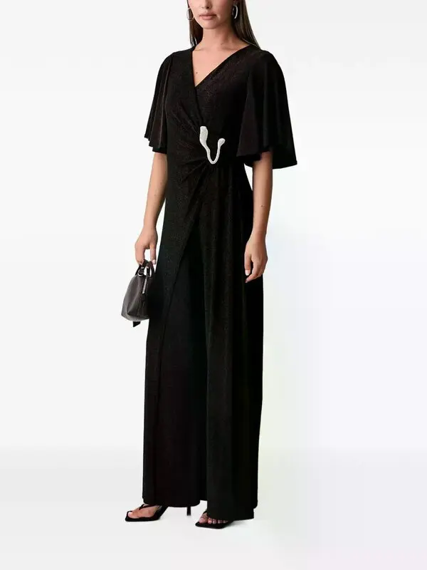 Joseph Ribkoff Embellished Wrap-style Jumpsuit