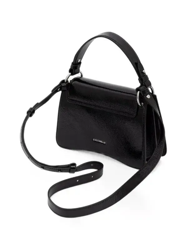 COCCINELLE C-logo Patent Leather Tote Bag