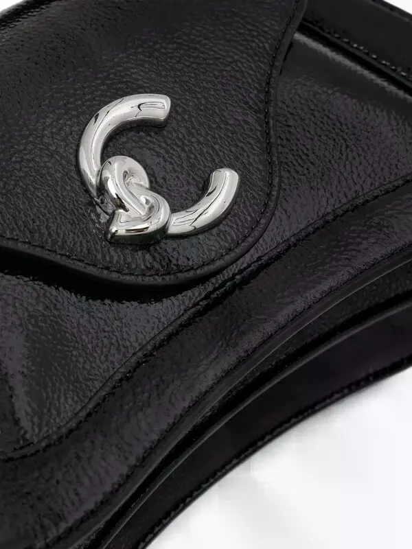 COCCINELLE C-logo Patent Leather Tote Bag