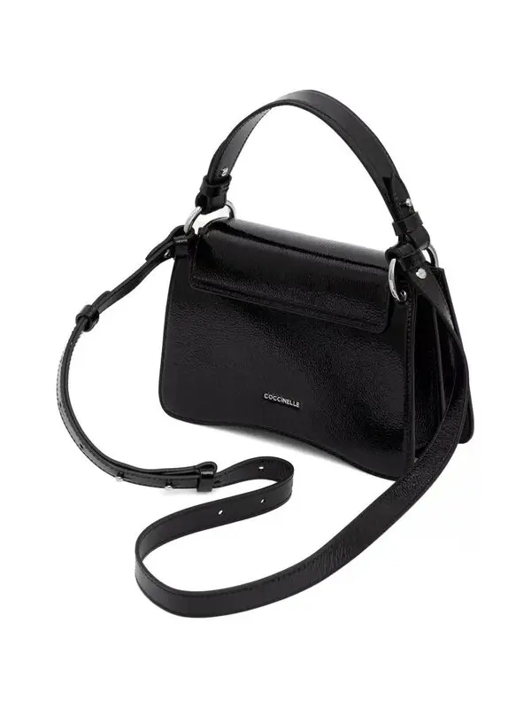 COCCINELLE C-logo Patent Leather Tote Bag