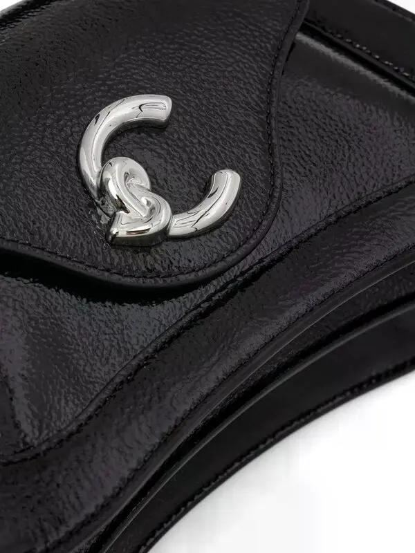COCCINELLE C-logo Patent Leather Tote Bag
