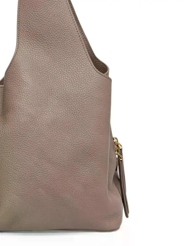 COCCINELLE Large Nell Grained Leather Tote Bag