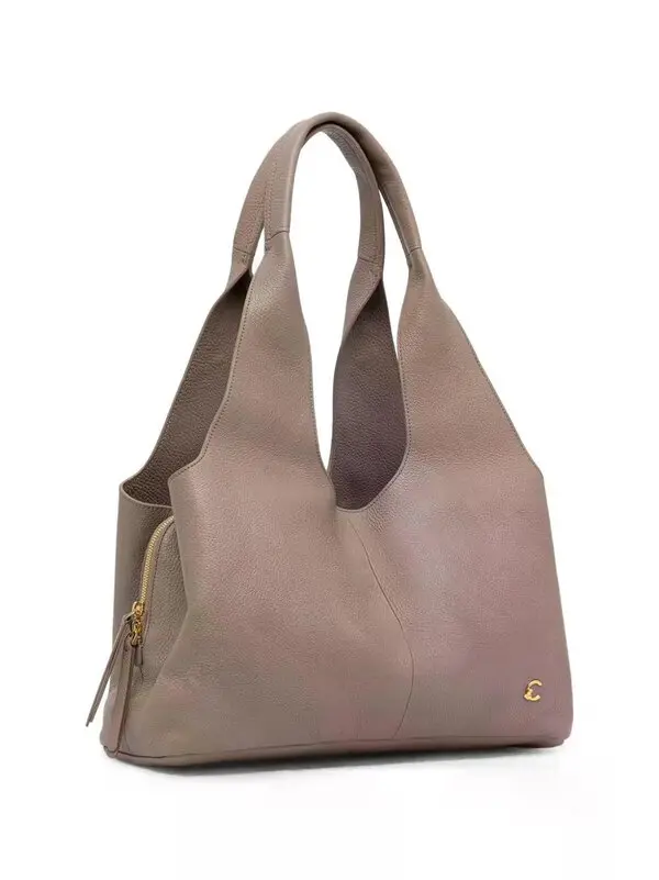 COCCINELLE Grained Leather Tote Bag