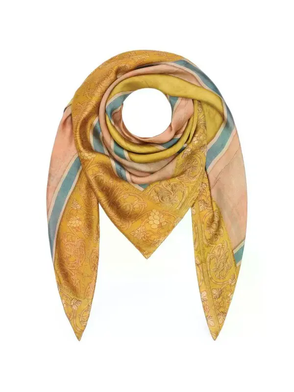 PIERRE-LOUIS MASCIA Molare Vine-motif Silk Scarf