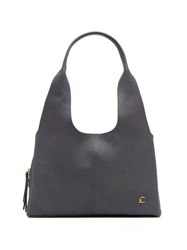COCCINELLE Large Nell Logo-plaque Pebbled-leather Tote Bag