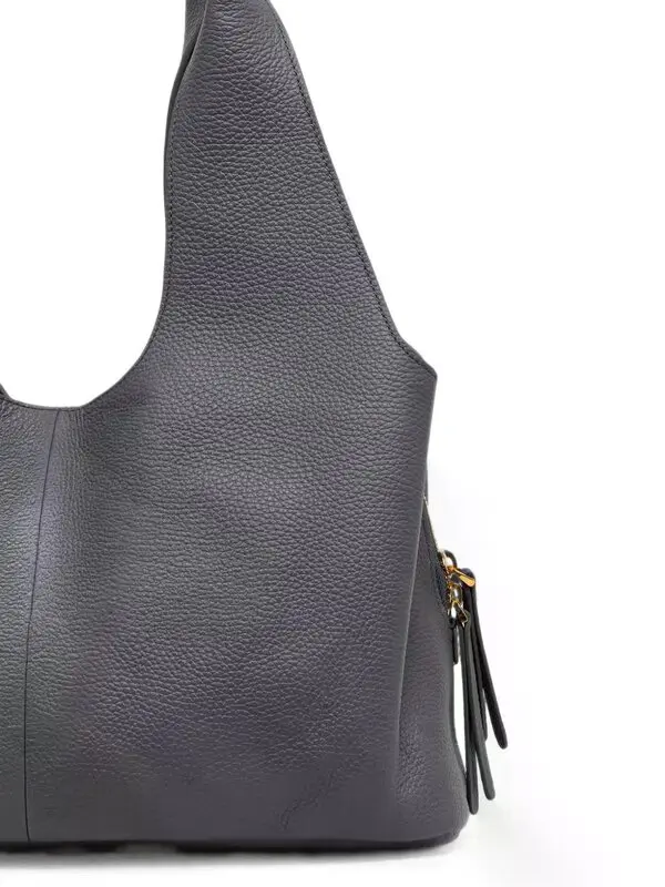 COCCINELLE Large Nell Logo-plaque Pebbled-leather Tote Bag