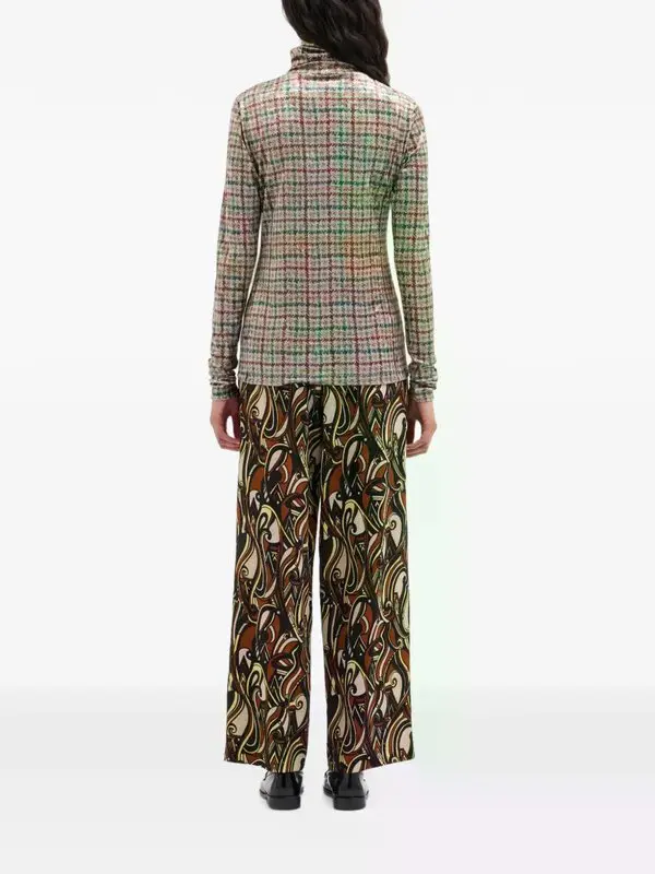 PIERRE-LOUIS MASCIA Ranat Plaid Top