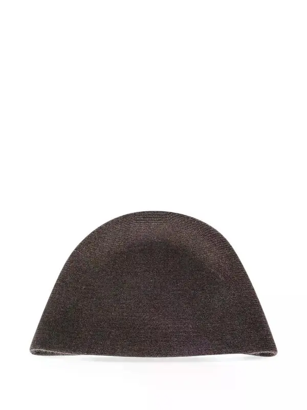 UMA WANG Cashmere Bucket Hat - Brown