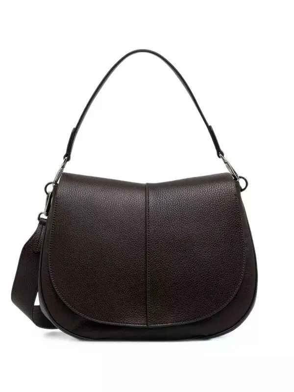 GIANNI CHIARINI Helena Round Grained-leather Shoulder Bag