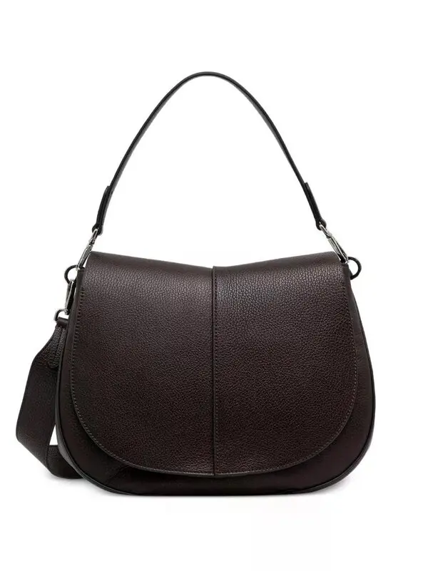 GIANNI CHIARINI Helena Round Grained-leather Shoulder Bag