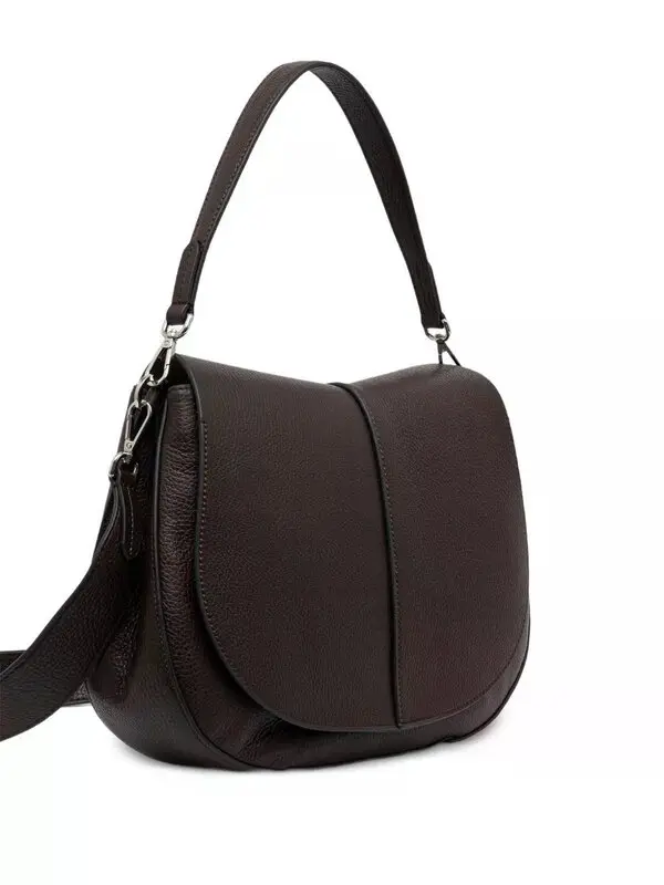 GIANNI CHIARINI Helena Round Grained-leather Shoulder Bag