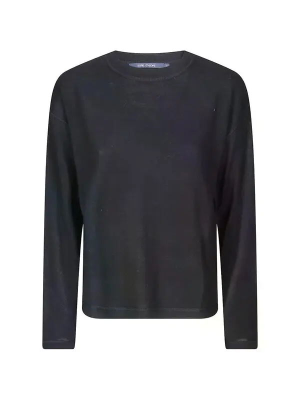 Sofie D'hoore Long-sleeved Wool T-shirt