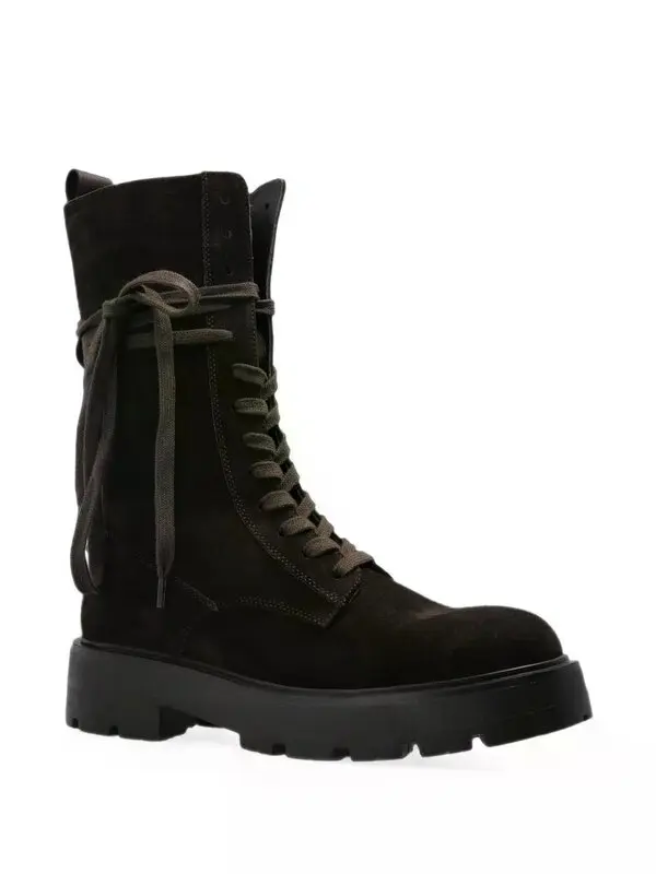 Bogner Riga Suede Combat Boots