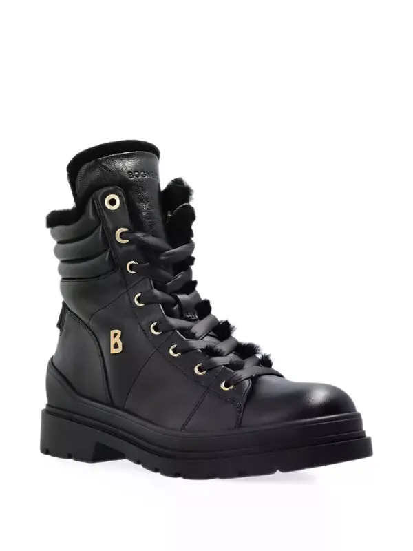 Bogner St. Moritz Leather Combat Boots