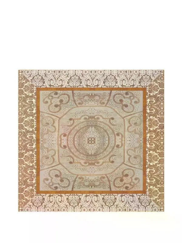 PIERRE-LOUIS MASCIA Cialda Baroque-pattern Silk Scarf