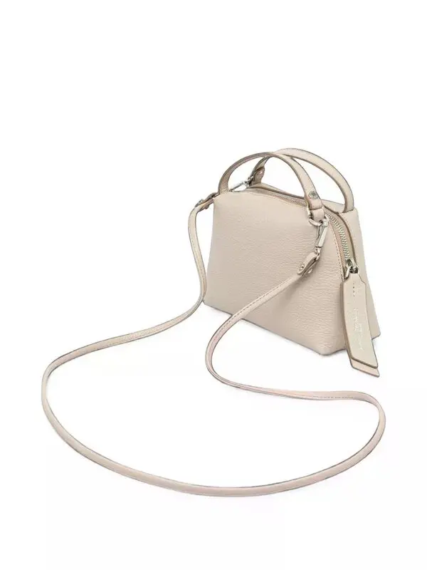 GIANNI CHIARINI Alifa Pebbled Leather Bag - Neutrals