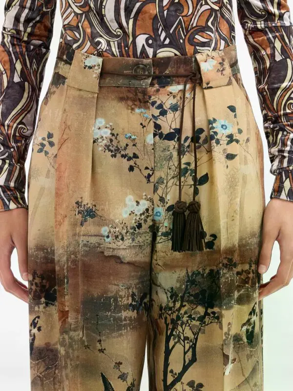PIERRE-LOUIS MASCIA Tassel-detail Cord Belt - Brown