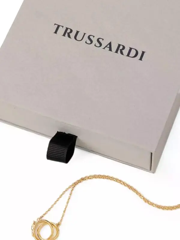 TRUSSARDI Interlocking Ring Necklace