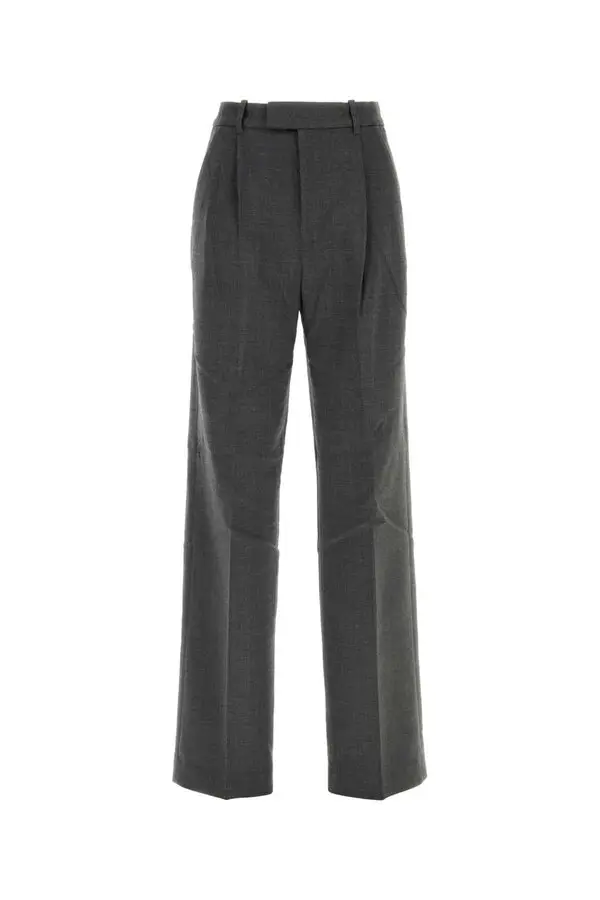 SELF-PORTRAIT Dark Grey Twill Pant