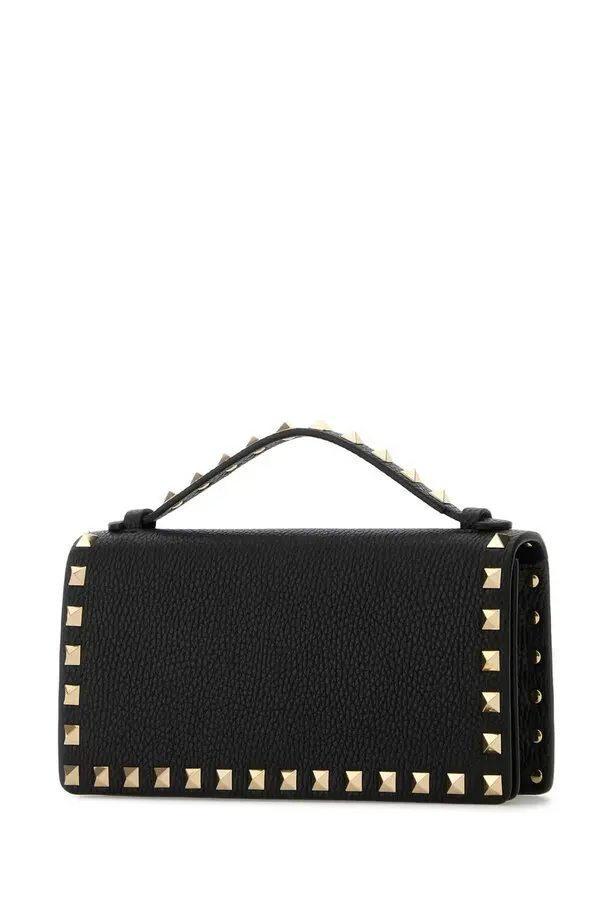 Valentino Garavani Leather Rockstud Handbag