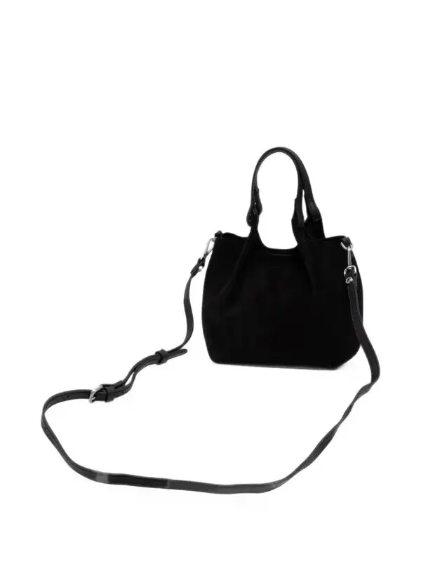 GIANNI CHIARINI Mini Suede Logo-patch Tote Bag