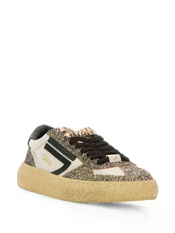 PURAAI 1.01 Vintage Glitter-detail Sneakers