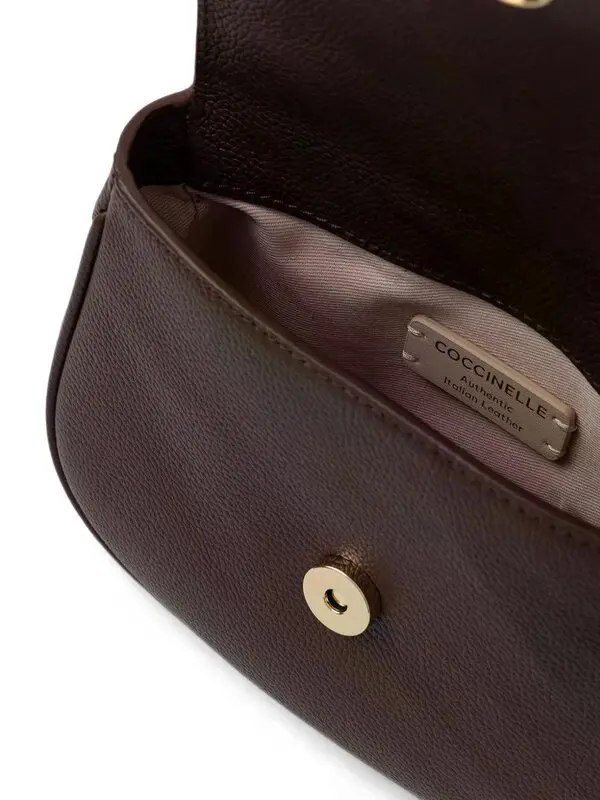 COCCINELLE Mini Mavery Grained-leather Tote Bag