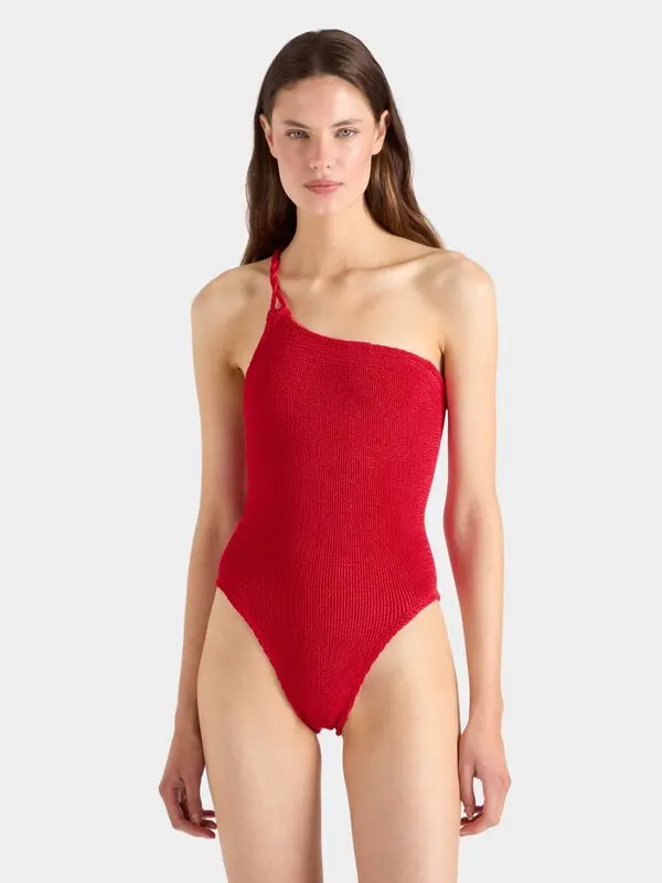 Hunza G Dionne One Piece Swimsuit - Red