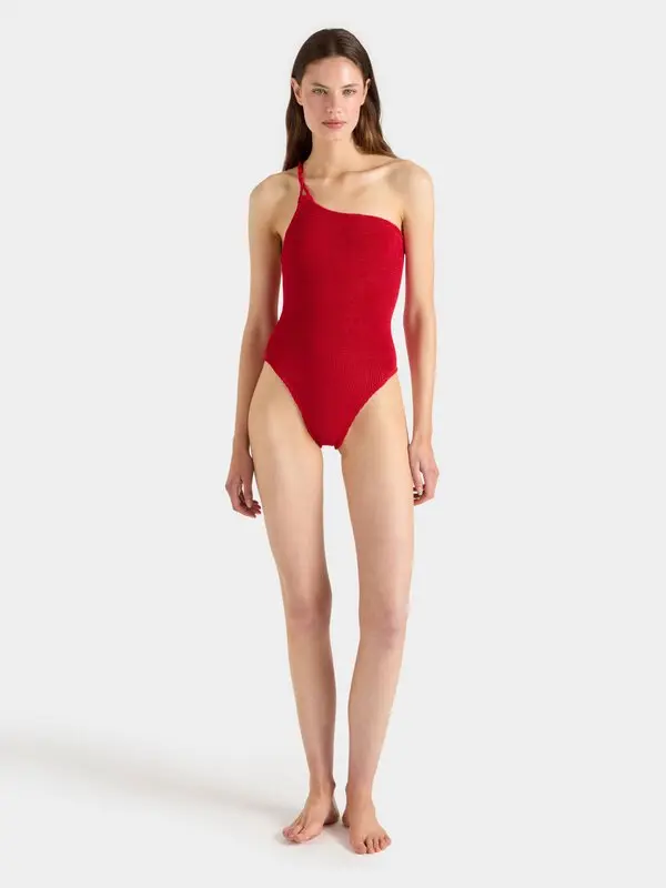 Hunza G Dionne One Piece Swimsuit - Red