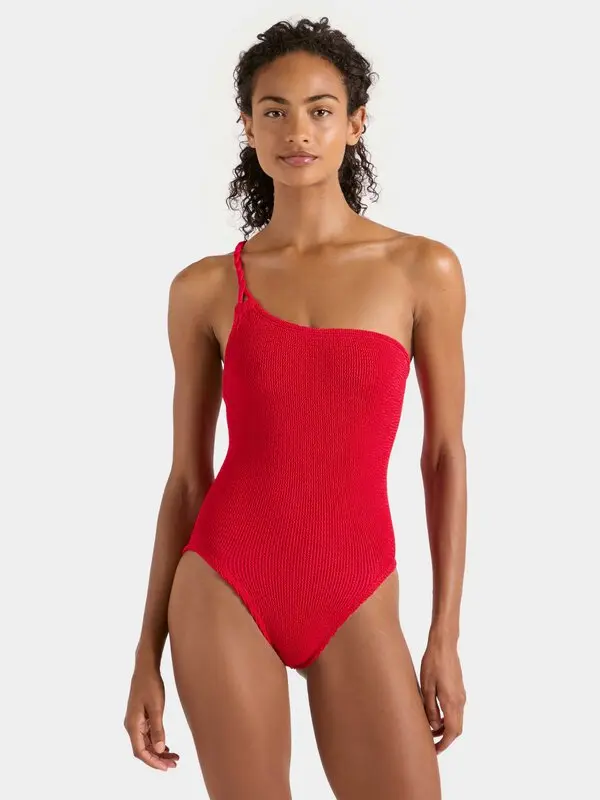 Hunza G Dionne One Piece Swimsuit - Red