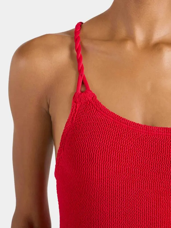 Hunza G Dionne One Piece Swimsuit - Red