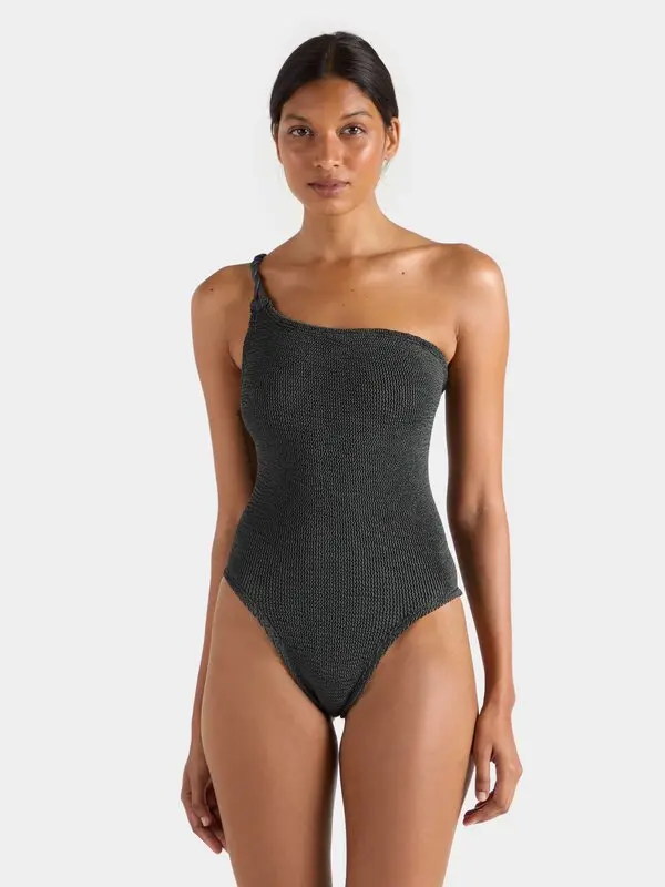 Hunza G Dionne Swim - Metallic Graphite