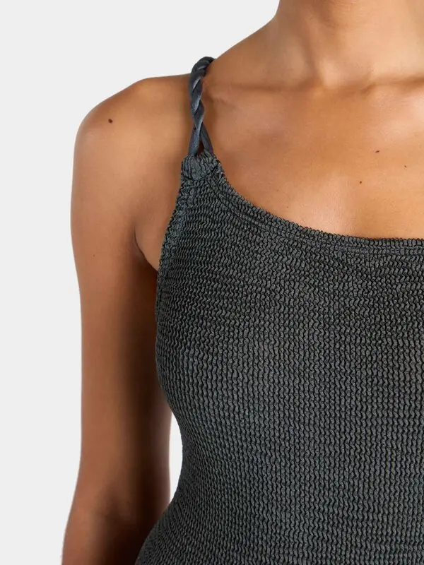 Hunza G Dionne Swim - Metallic Graphite