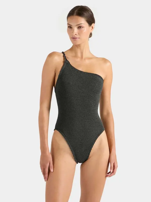 Hunza G Dionne Swim - Metallic Graphite