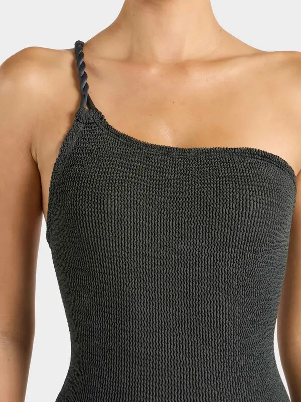 Hunza G Dionne Swim - Metallic Graphite