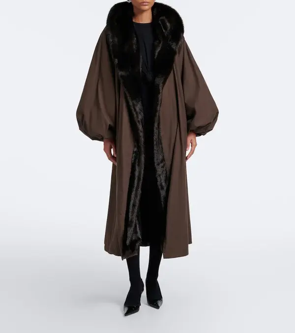 Magda Butrym Cotton Wrap Coat