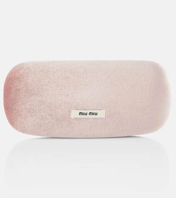 Miu Miu Logo Oval Sunglasses